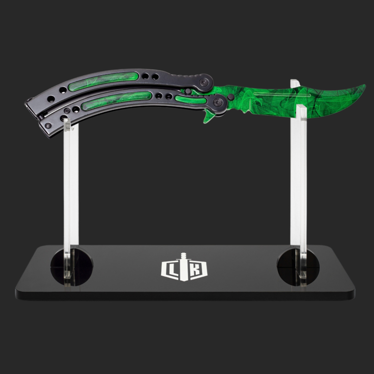 Butterfly Emerald | Real CS2 custom made IRL by LootKnife